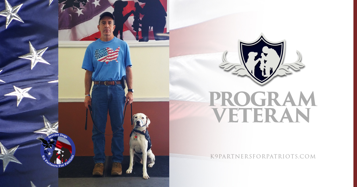 U.S. Army Veteran Paul and K9 Hans - Service Dog Team - K9 Partners for ...